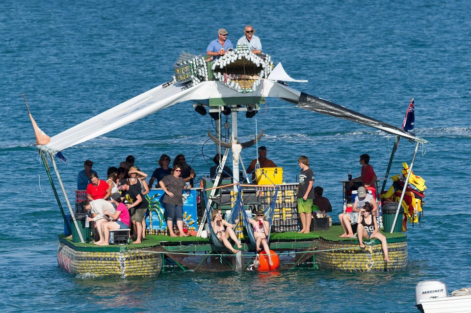 Building beer can boats for the race that stops Darwin is serious ...