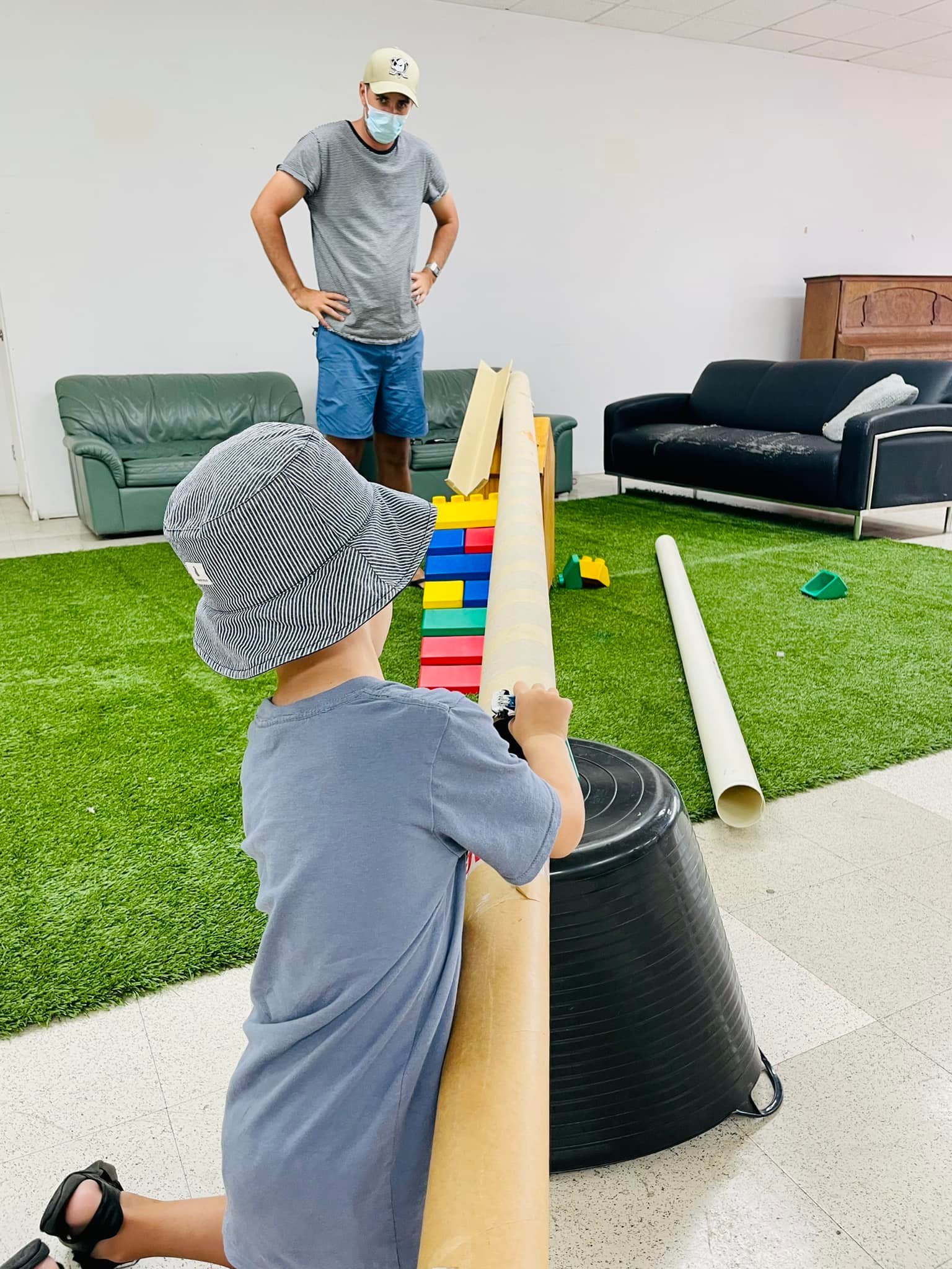 'Loose parts' playground adapts found objects to make a place for kids ...