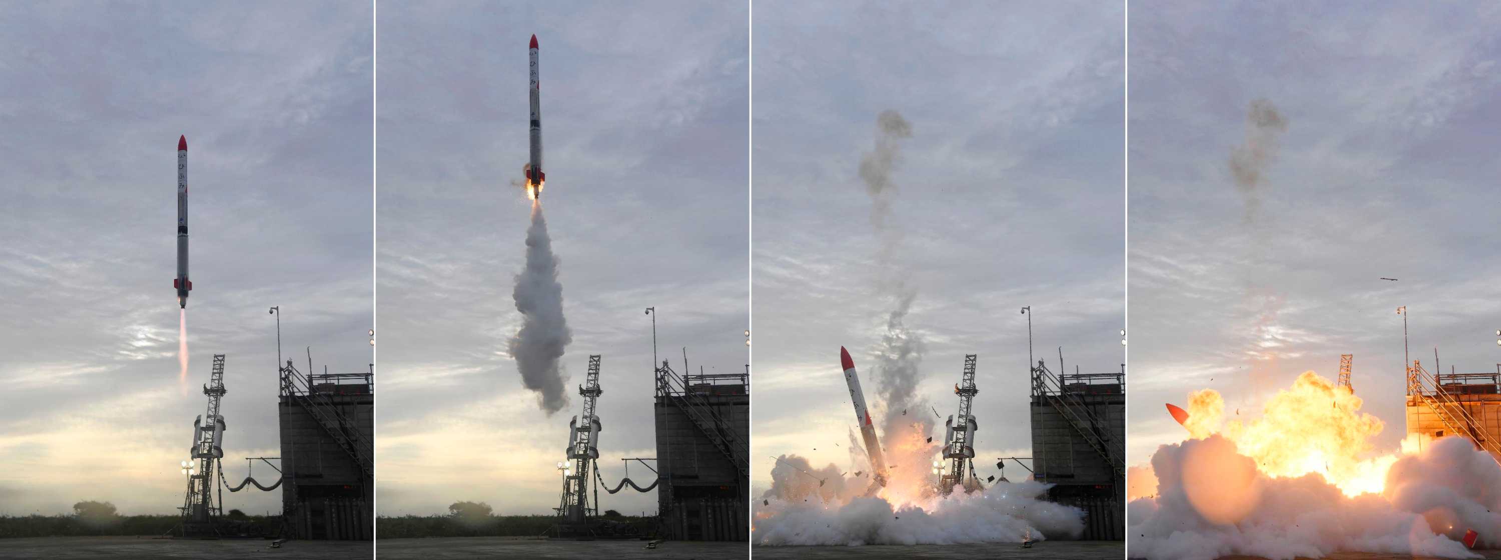 Rocket developed by Japan start-up crashes straight back to Earth after ...