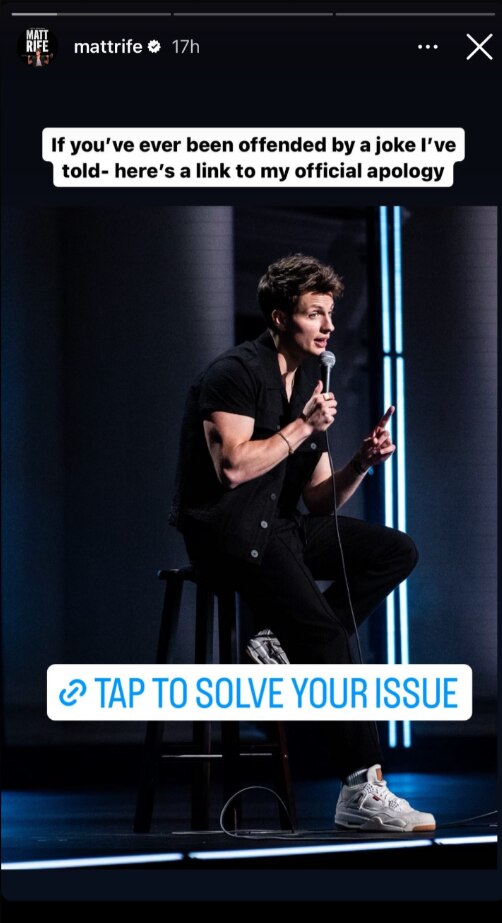 The rise and immediate, potentially strategic downfall of Matt Rife ...