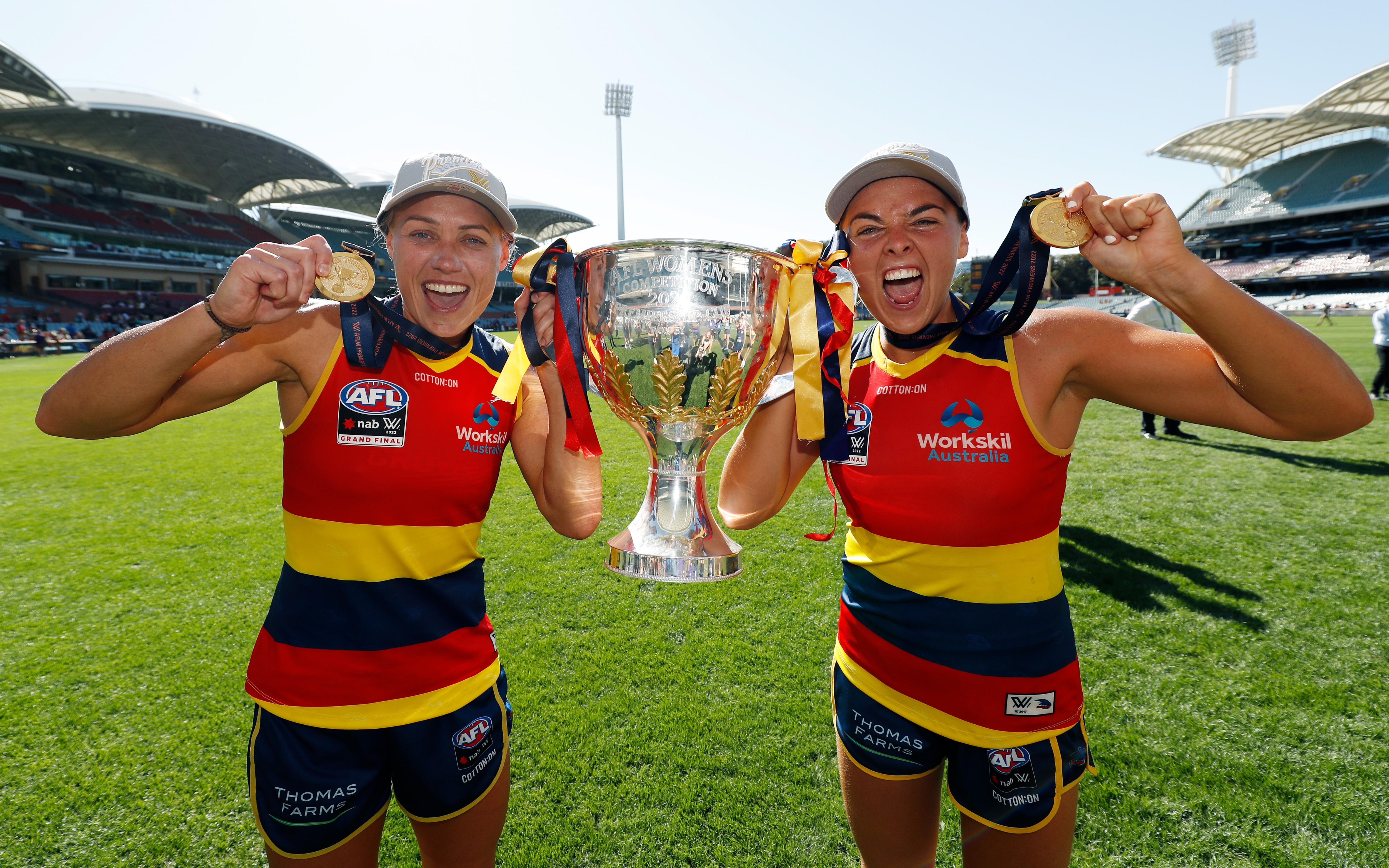 Ebony Marinoff not surprised Adelaide's still an AFLW contender without ...