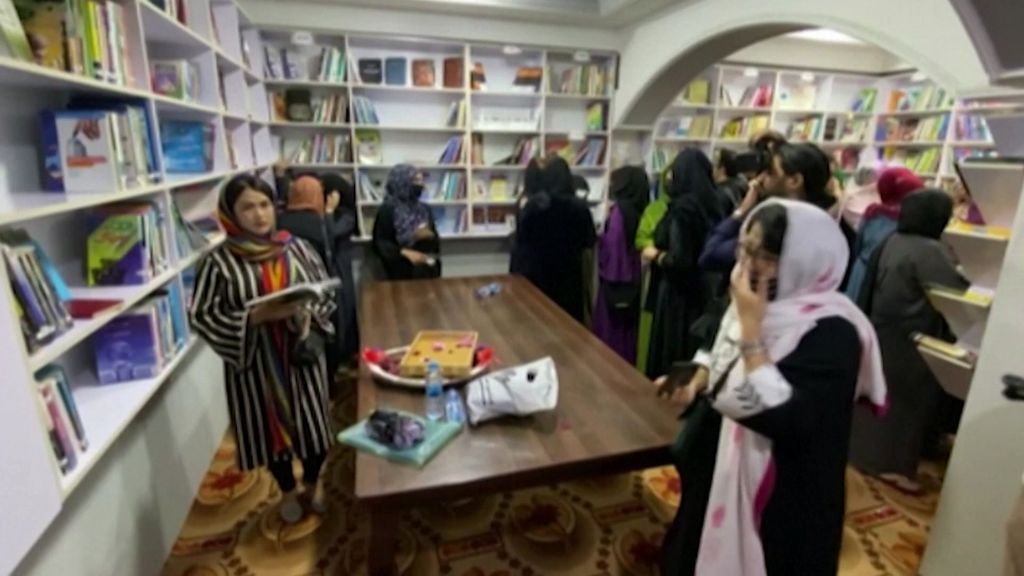 Afghan women open library amid Taliban rule to help gain education ...