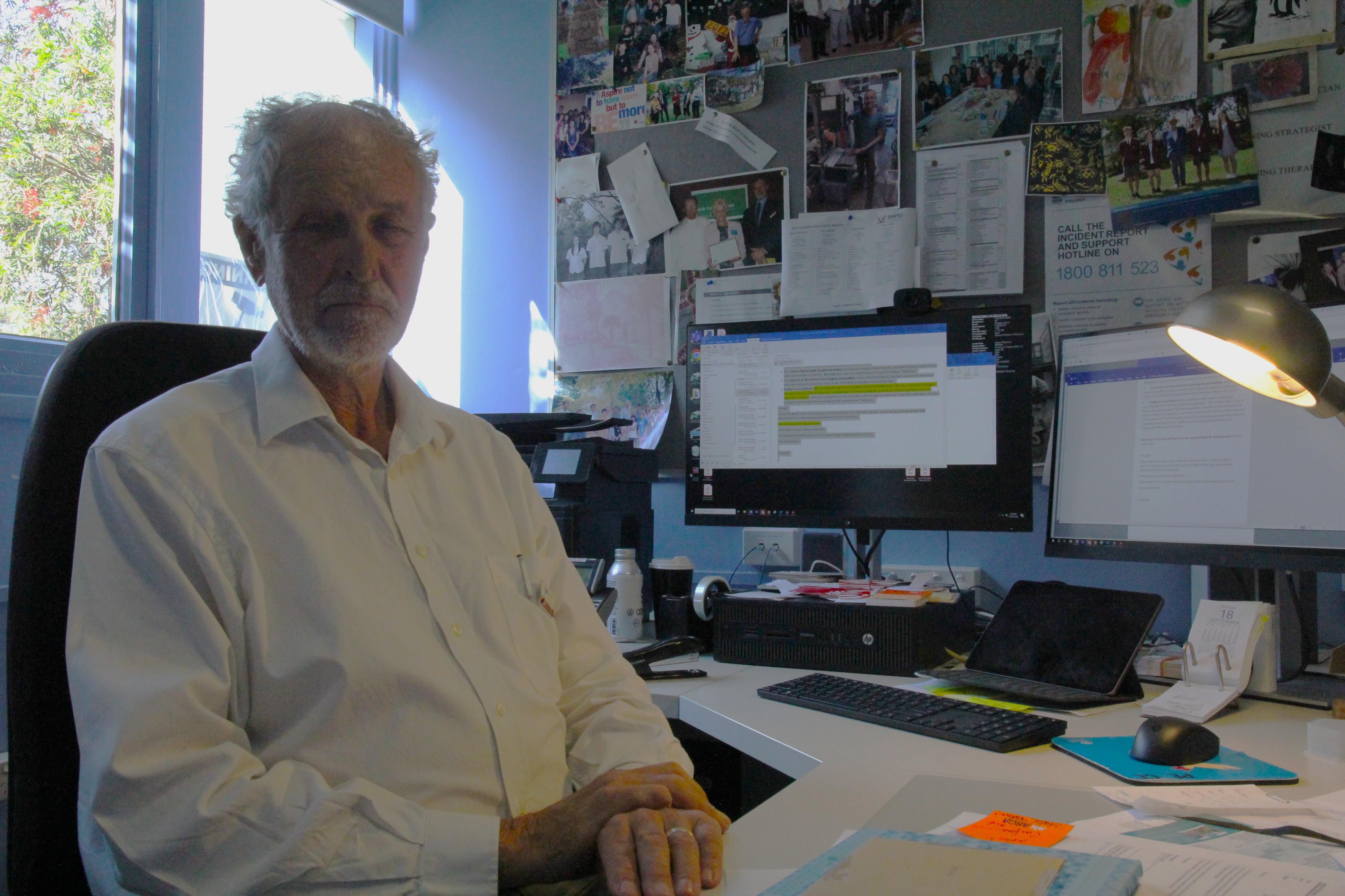 Dapto High School students spell principal's favourite phrase 'Go Dapto ...