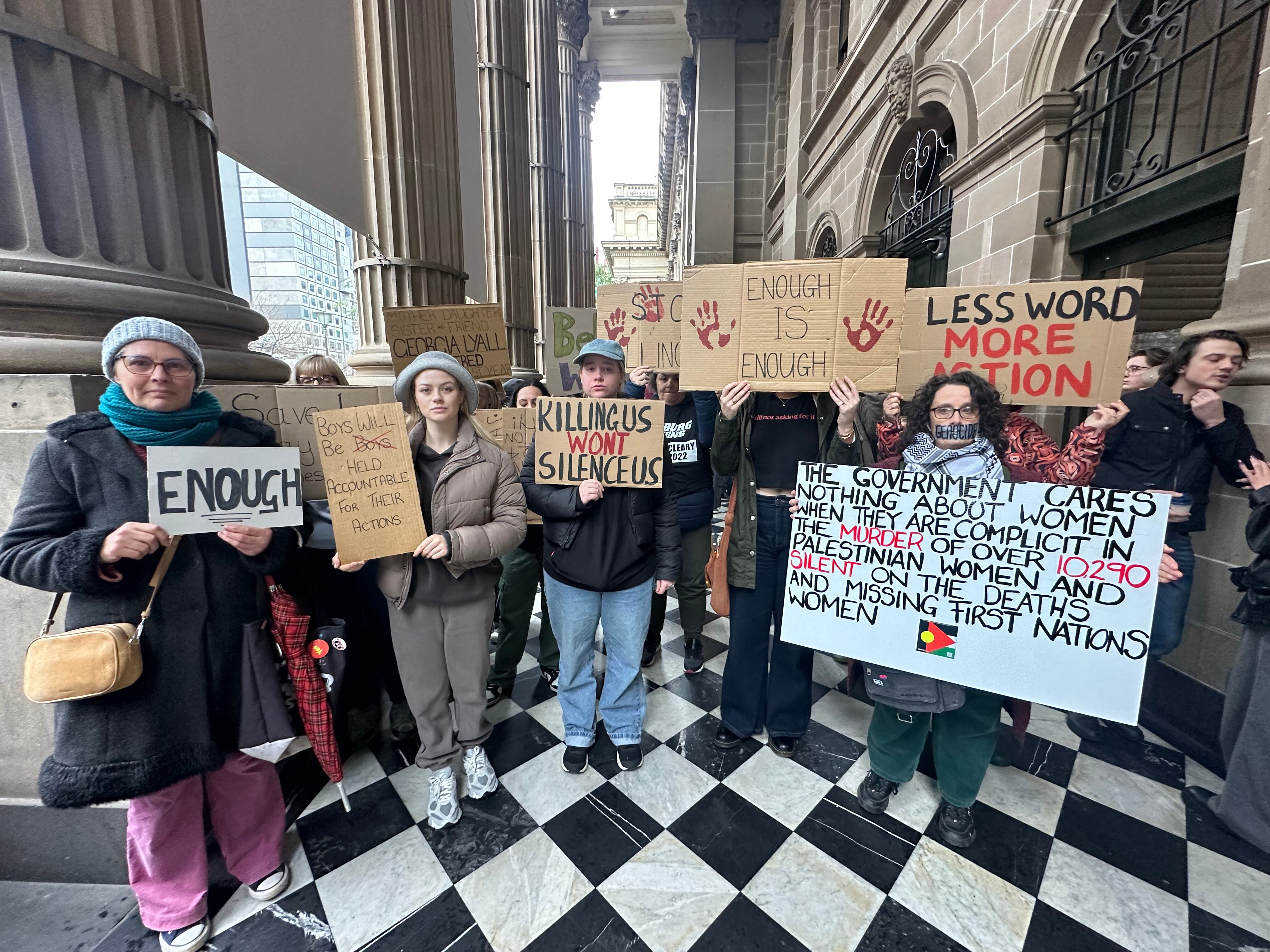 National rallies against gendered violence hear demands to end culture ...