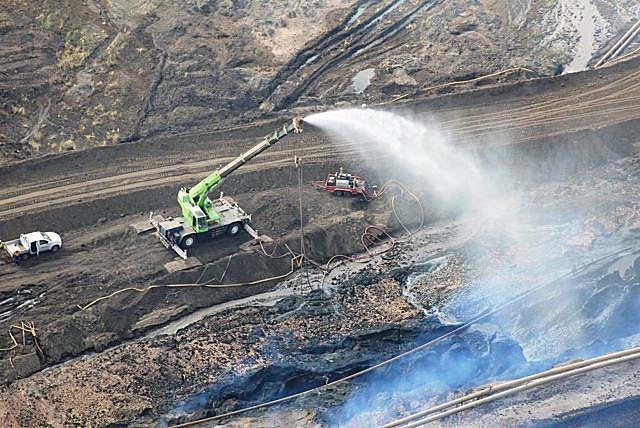 Forecast rain expected to help firefighters bring Morwell blaze under ...
