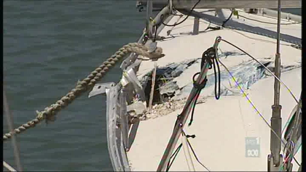 Yacht sinks after race collision - ABC News