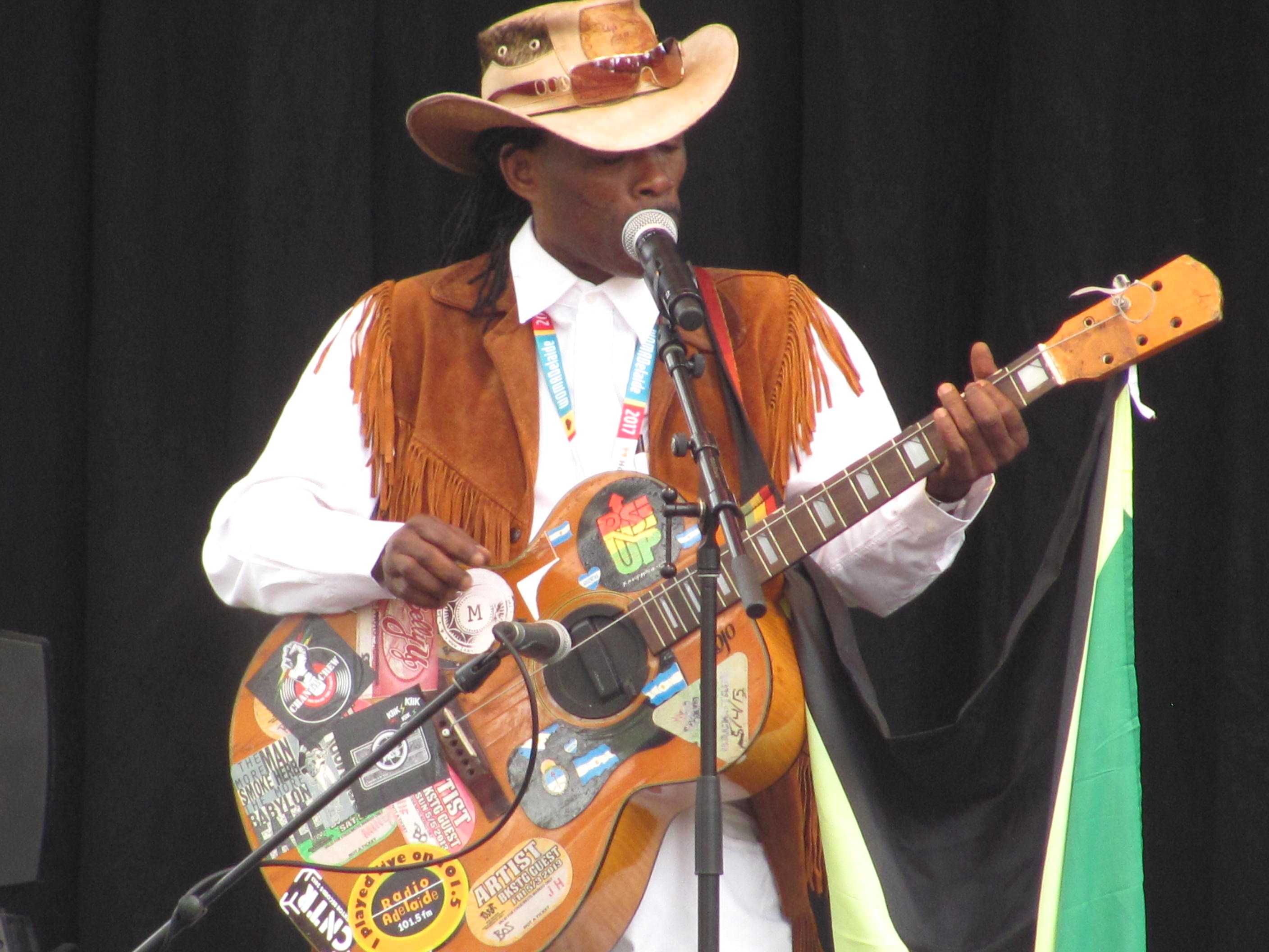 Jamaican singer & guitarist Brushy One String - ABC listen