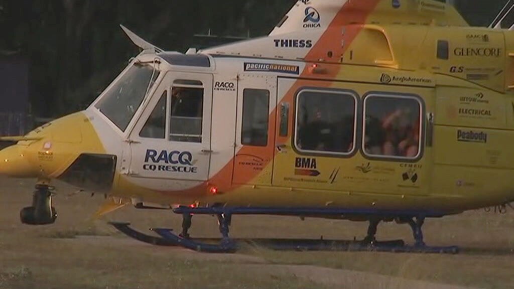 CQ Rescue chopper lands in Finch Hatton with children rescued from ...