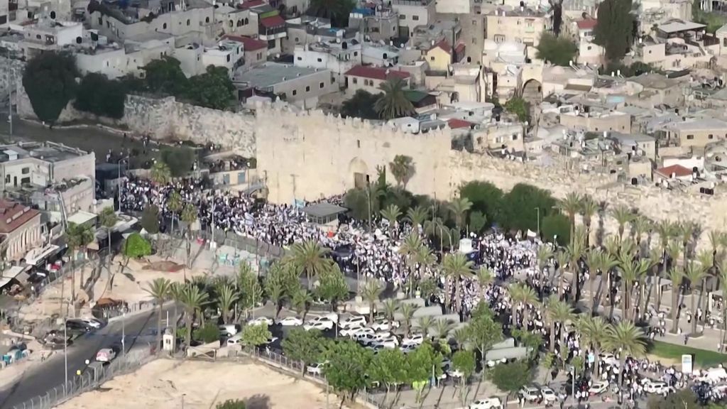 Tens of thousands of Israeli nationalists march on Jerusalem Day - ABC News