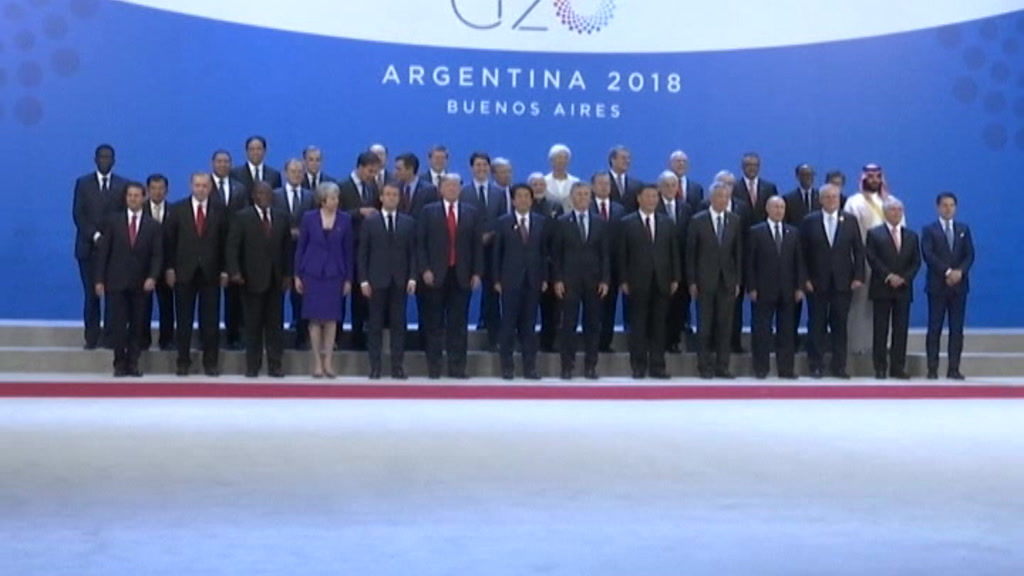 G20 world leaders pose for group photo - ABC News