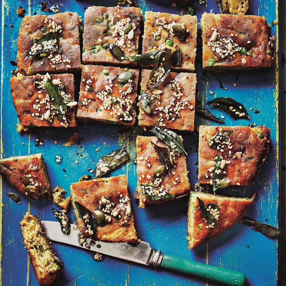 Recipe: Savoury zucchini seed & curry leaf cake - ABC Everyday