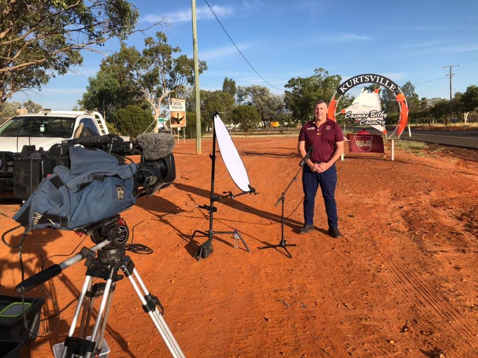 Charleville becomes 'Kurtsville' as hometown hero Kurt Capewell plays ...