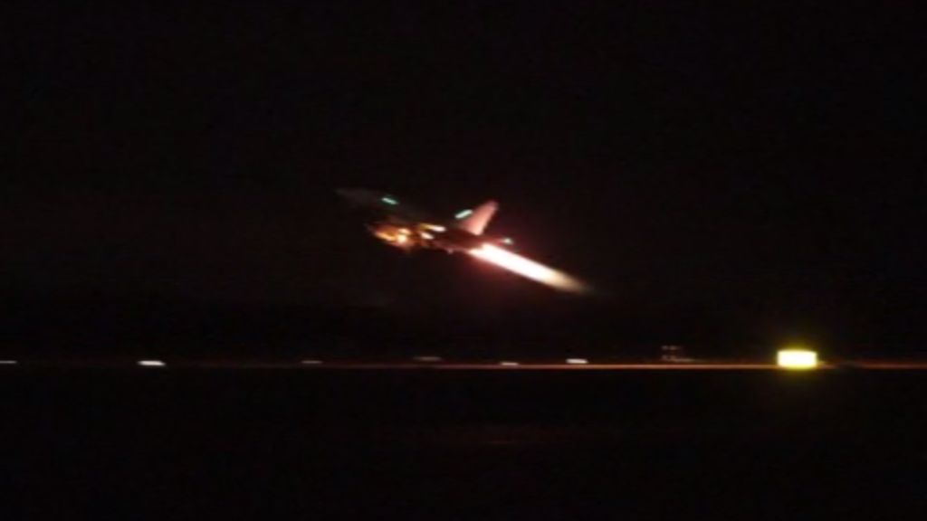 US and UK use warship and submarine-launched Tomahawk missiles - ABC News