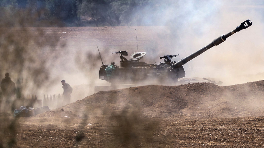 Israeli artillery shells Gaza - ABC News