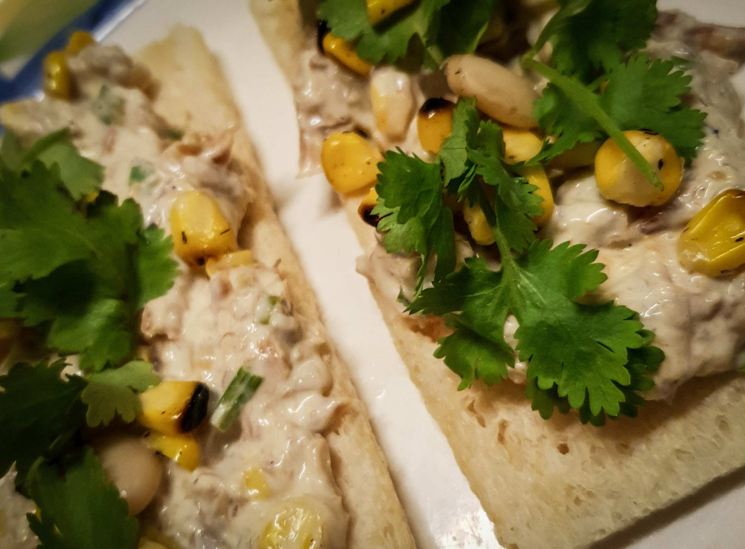 Smoked mullet remoulade, pickled corn, chives, and coriander - ABC News