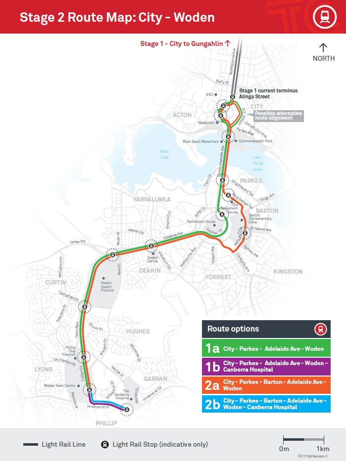 Could Canberra's light rail head to Barton instead of Parliament House ...