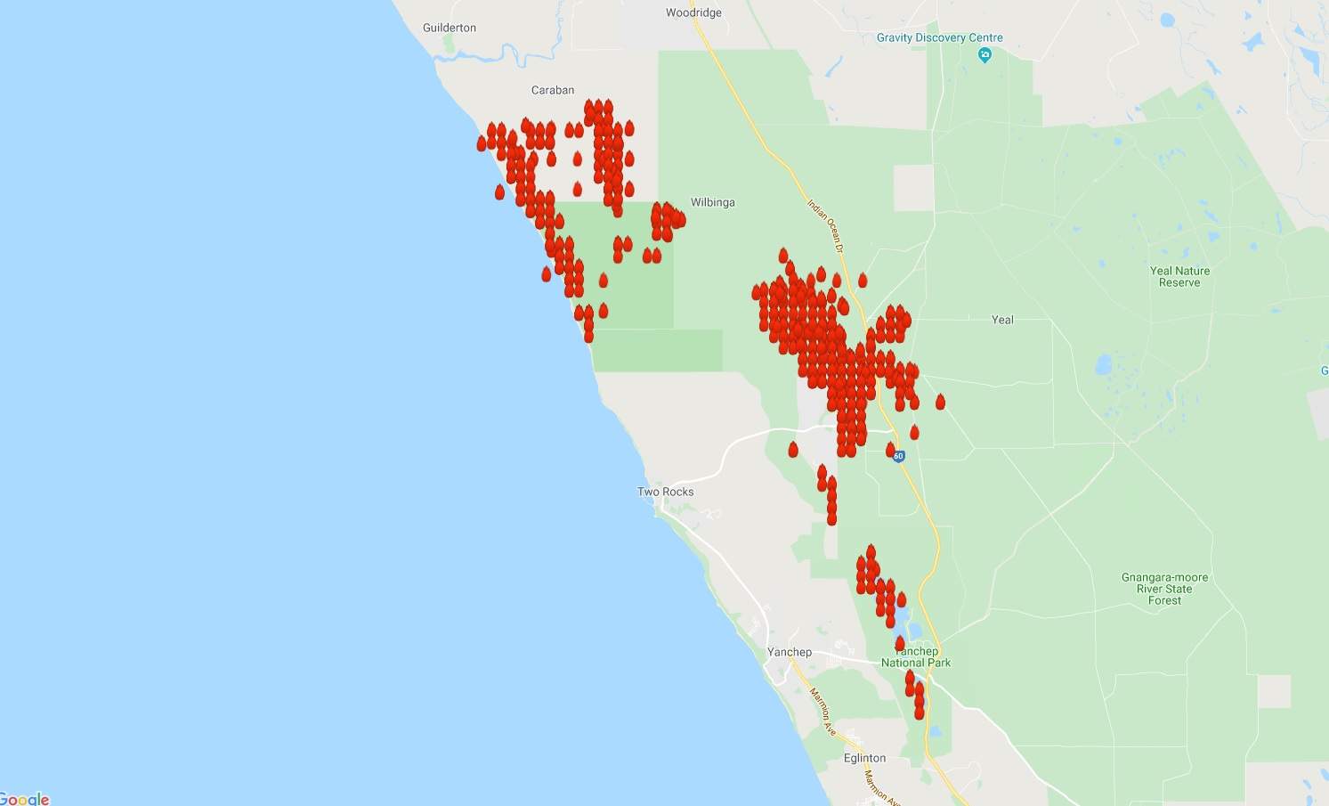 Perth bushfire emergency continues as firefighters spend a fourth day ...