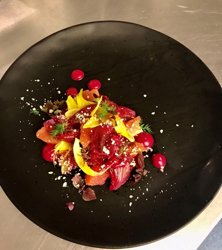 Beetroot, lime and gin-cured mullet - ABC News