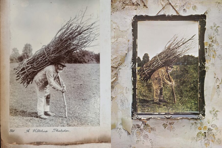 Man featured on the cover of Led Zeppelin IV identifed as Wiltshire ...