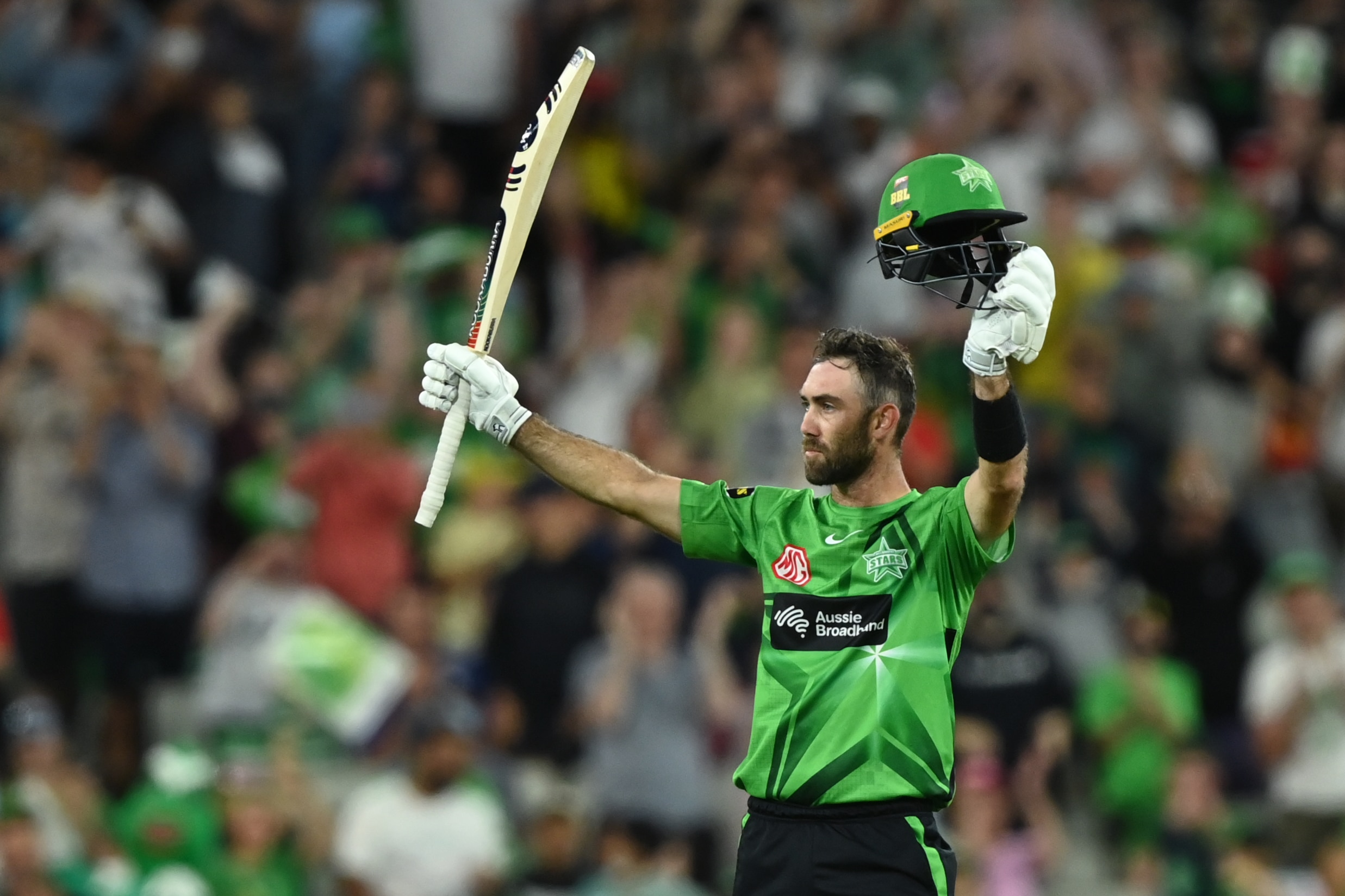 Glenn Maxwell smashes BBL record score against Hobart as Stars launch ...