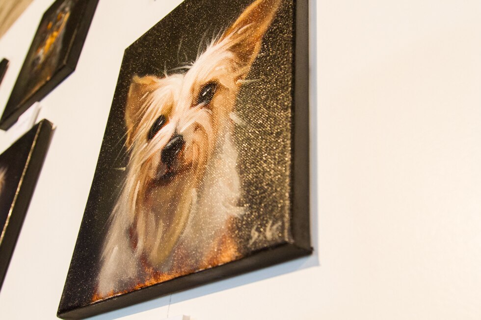 Artist paints the portraits of 100 shelter dogs to encourage others to ...