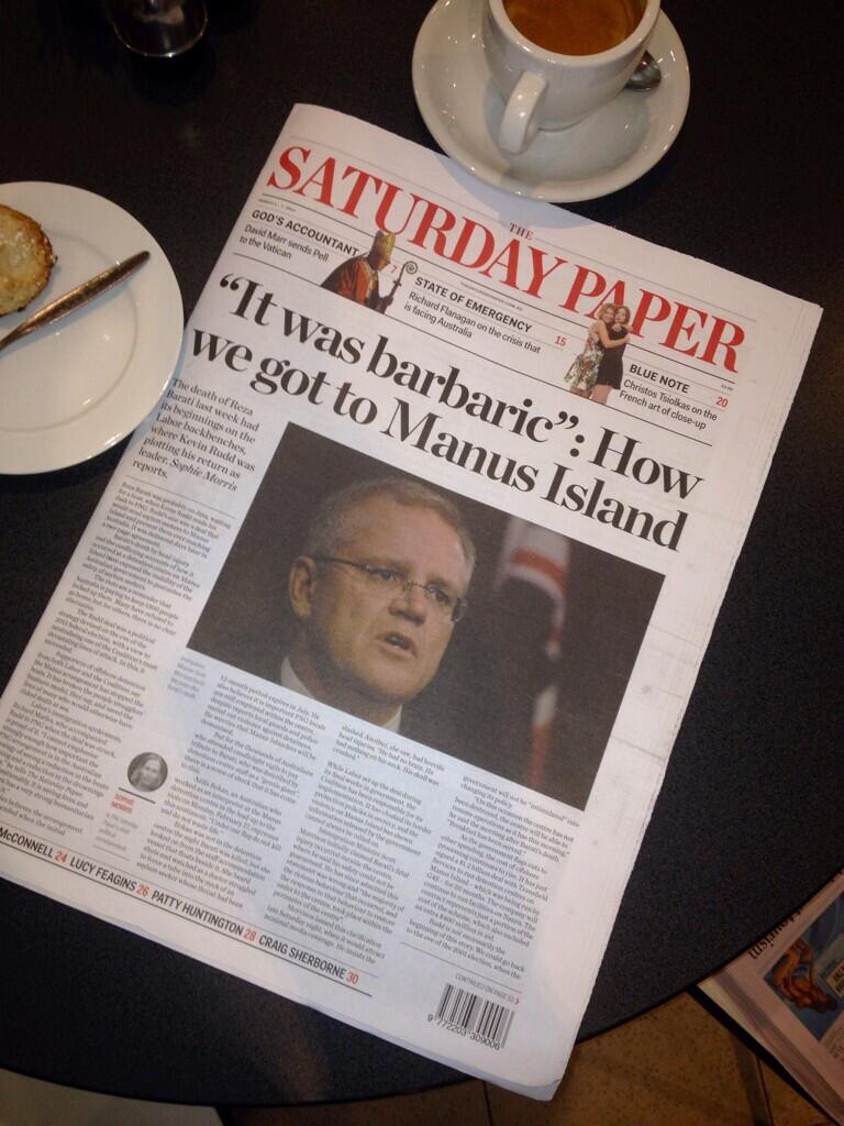 New weekly newspaper, The Saturday Paper, hits stands in Sydney ...