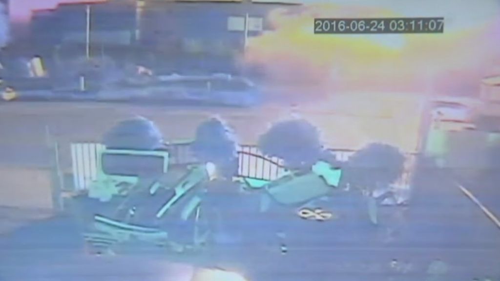CCTV footage shows explosions after Greenacre fire tore through factory ...