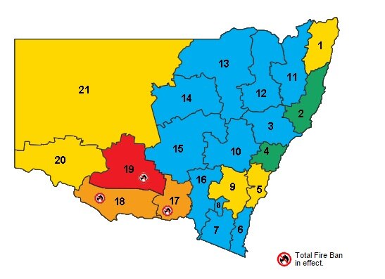 Hot, windy conditions prompt bushfire warning for NSW Riverina ...
