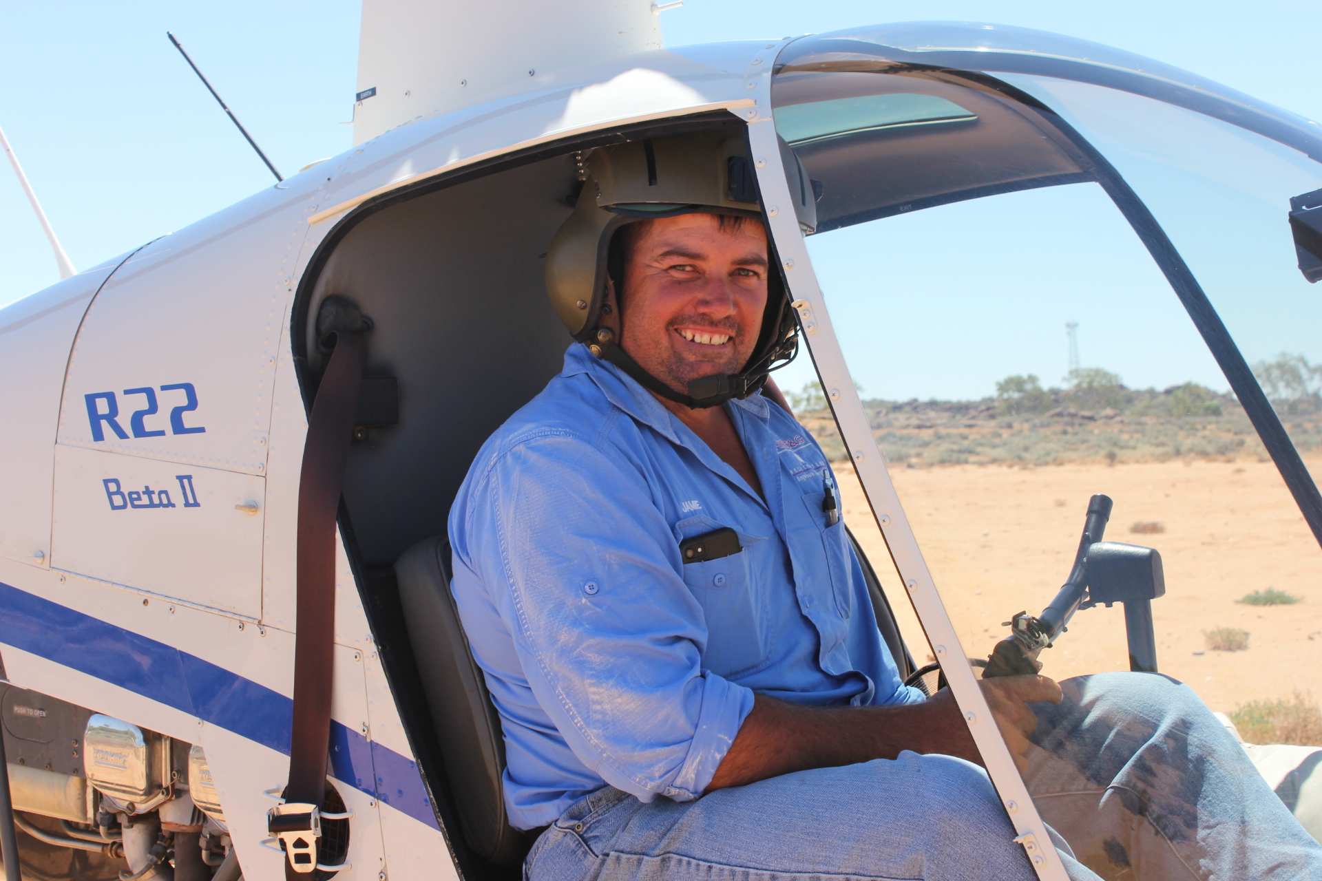 Byron Bay-based chopper musterer says he has never worked a day in his ...
