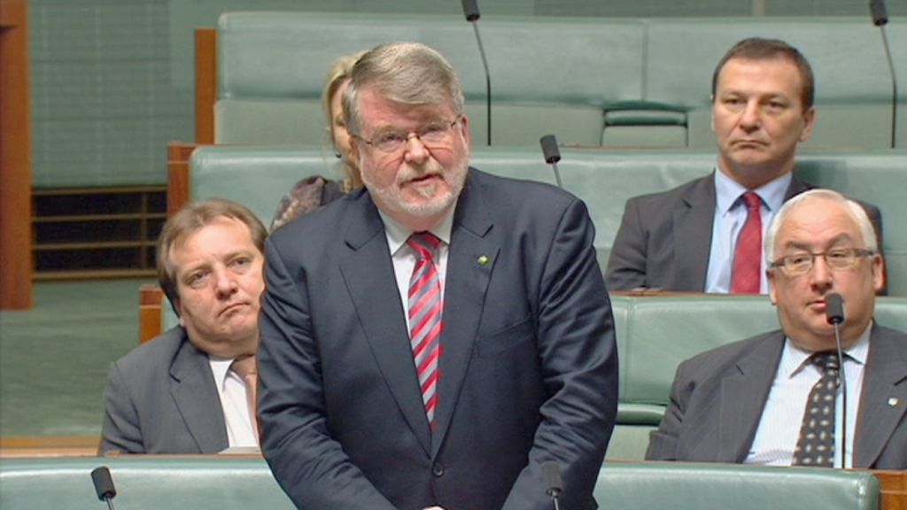 Former speaker Harry Jenkins delivers his valedictory speech to ...