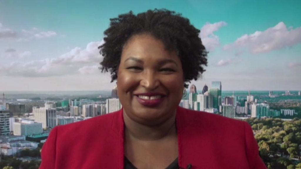 Author and political activist Stacey Abrams speaks on the importance of ...