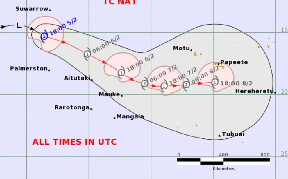 Rain and gale-force winds expected as tropical cyclone warning is ...