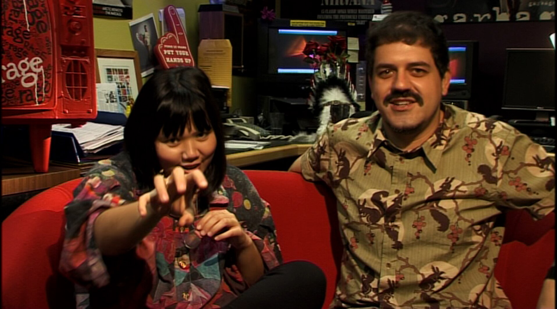 CSS (Cansei de Ser Sexy) guest program rage (2009) - ABC Rage