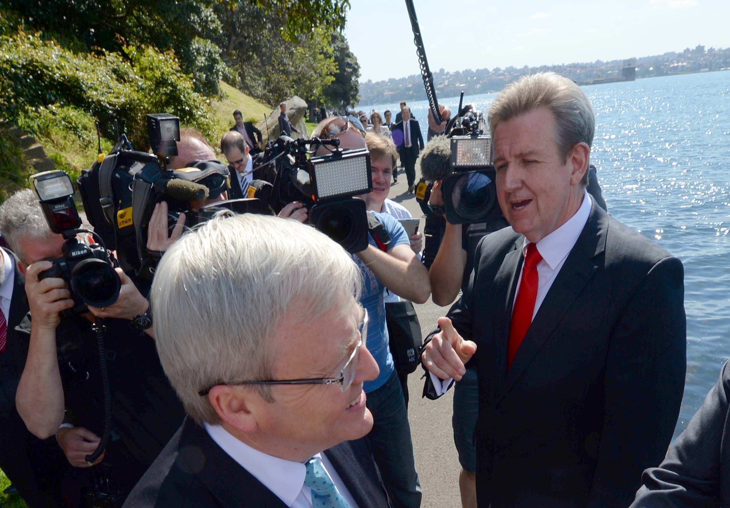 As it happened: Kevin Rudd's plans for Navy spark war of words with ...