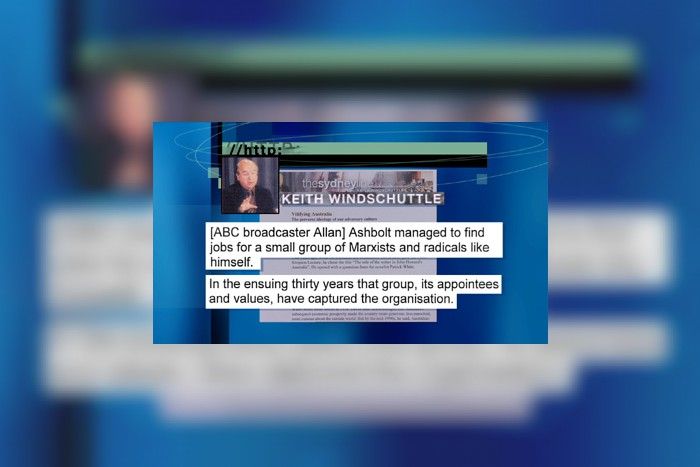 ABC Standards and Keith Windschuttle - Media Watch