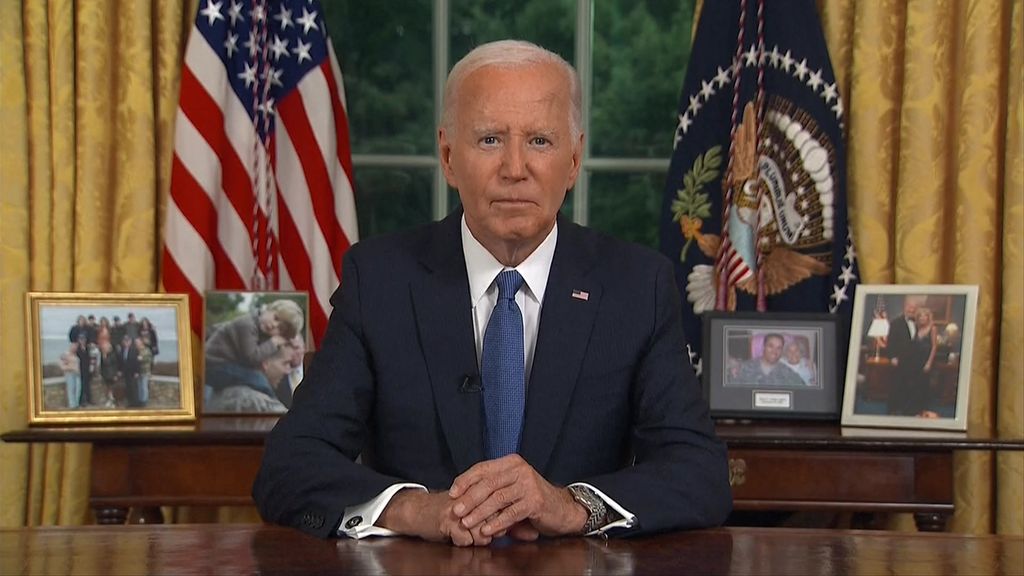 US President Joe Biden addresses the public - ABC listen