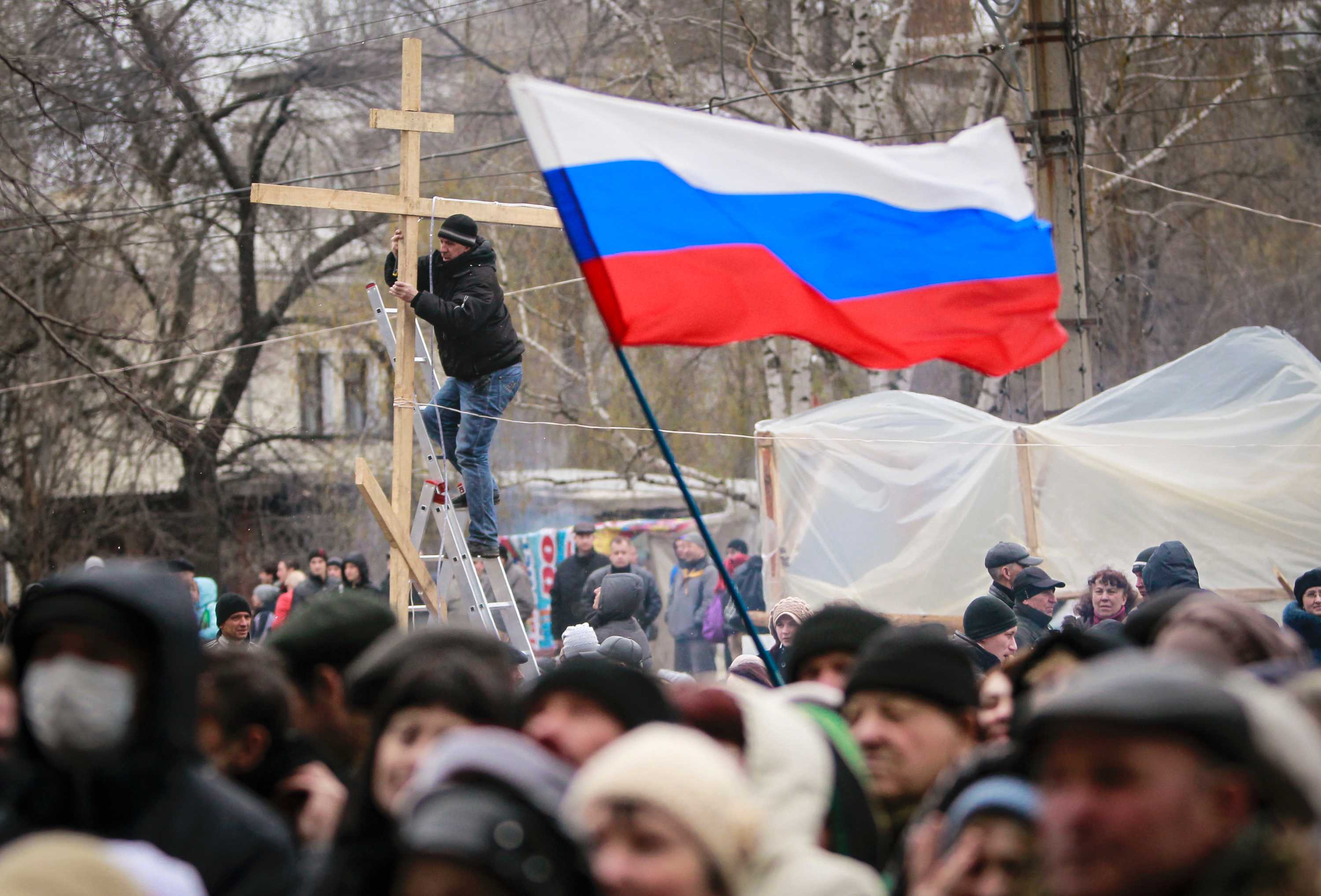 Russia's 'Holy Soviet empire' in eastern Ukraine - ABC News