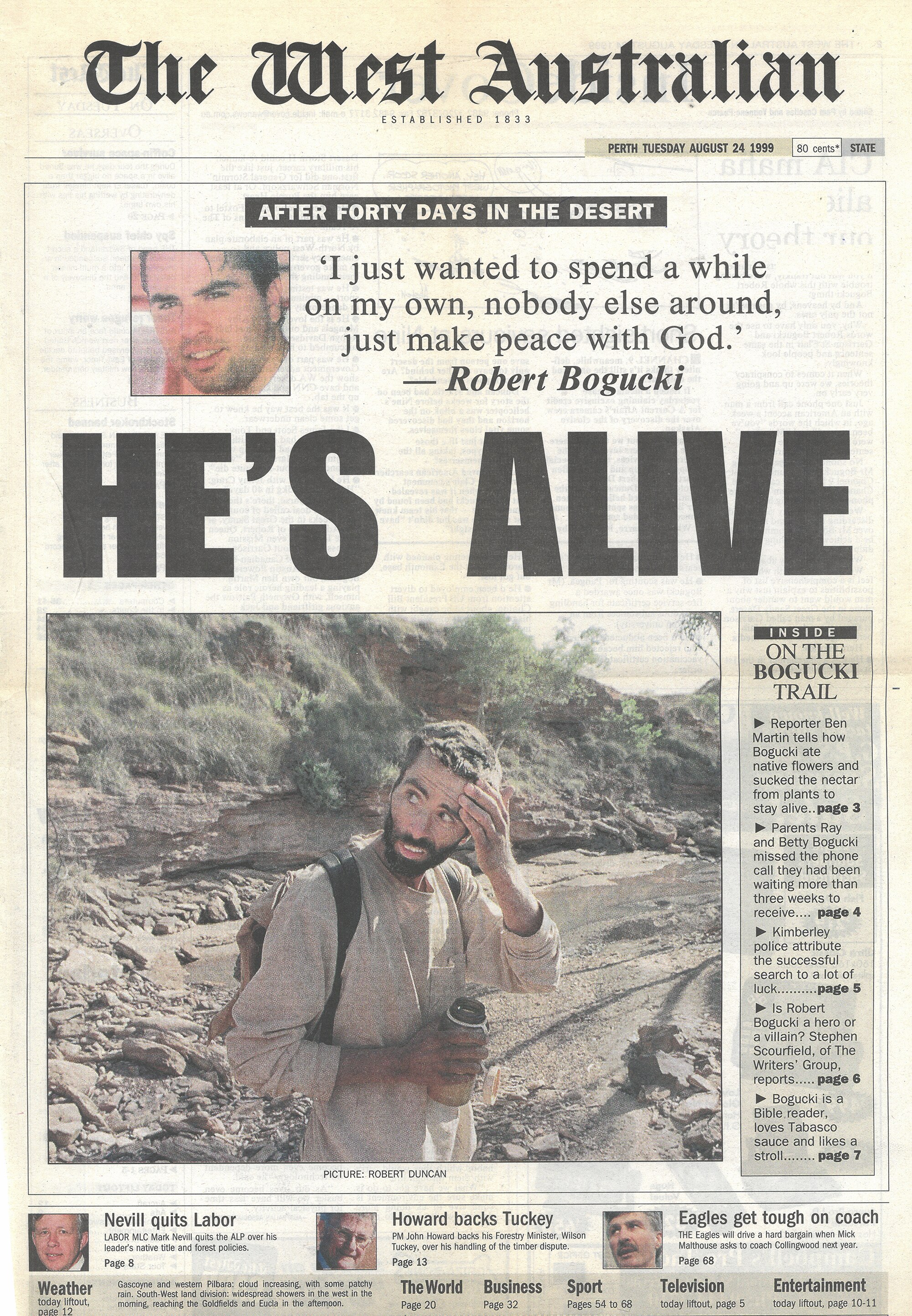 The Alaskan tourist who survived 43 days in WA's Great Sandy Desert ...