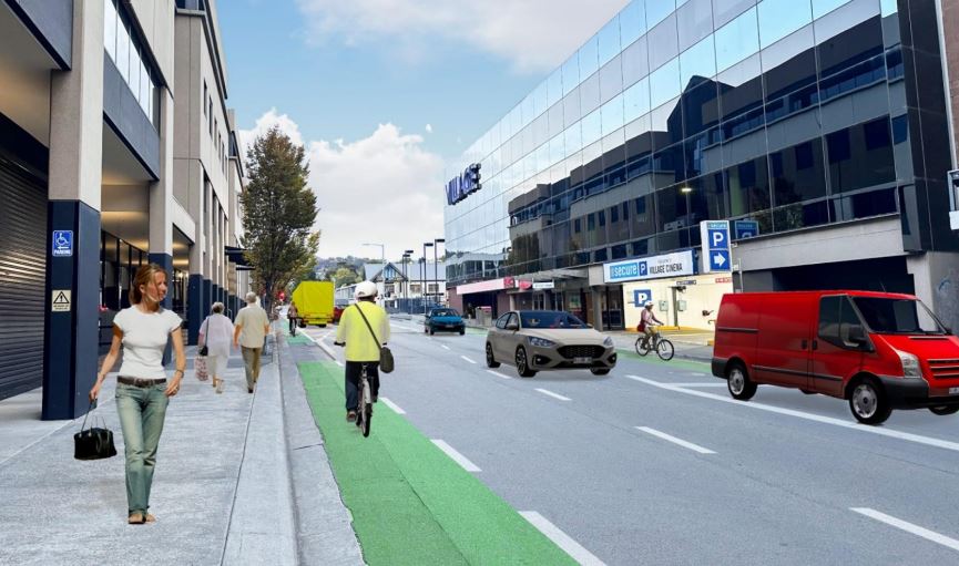 Design of Hobart's CBD Collins Street bike lane trial 'impractical ...