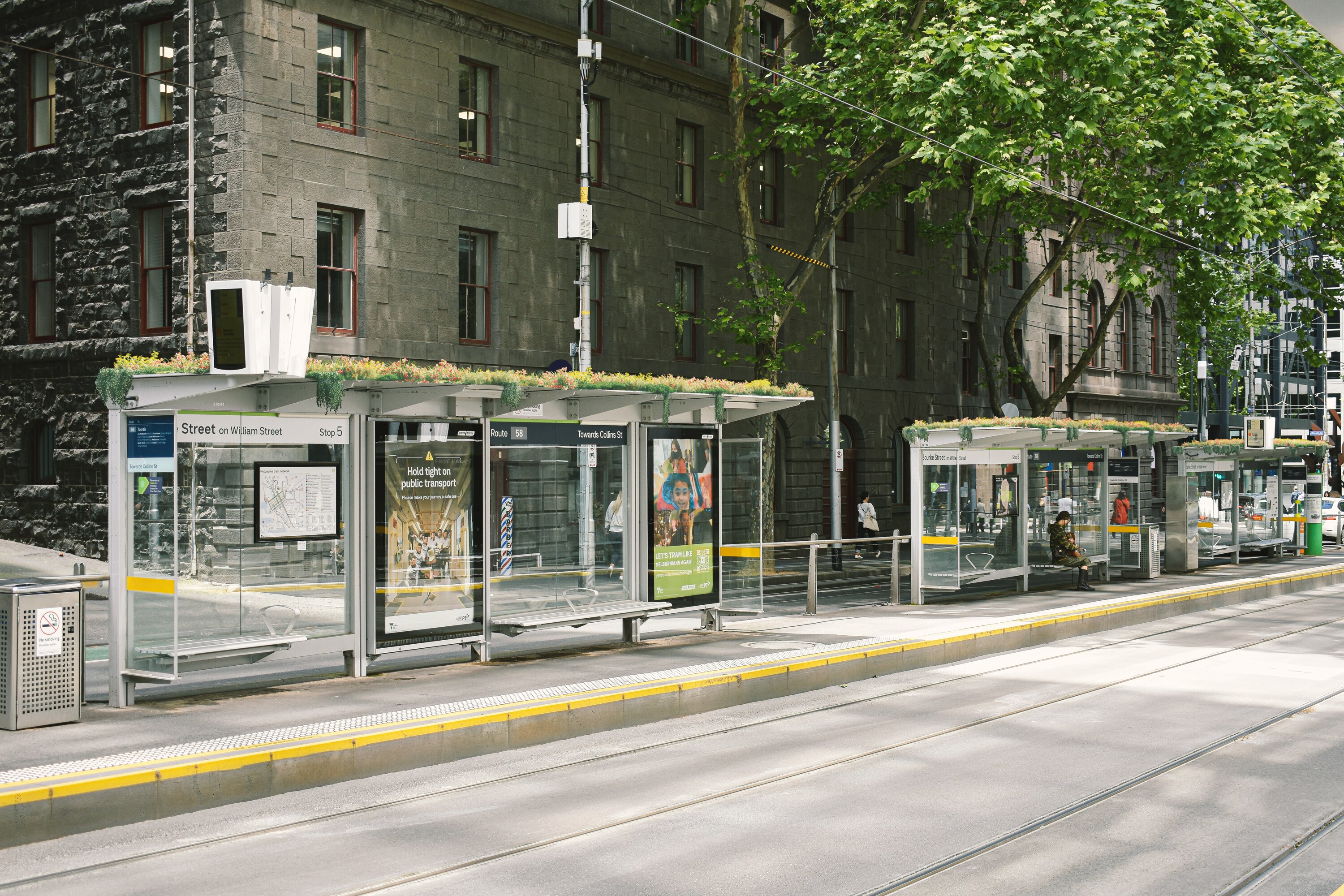 Melbourne tram stop roof gardens planned to increase CBD greenery - ABC ...