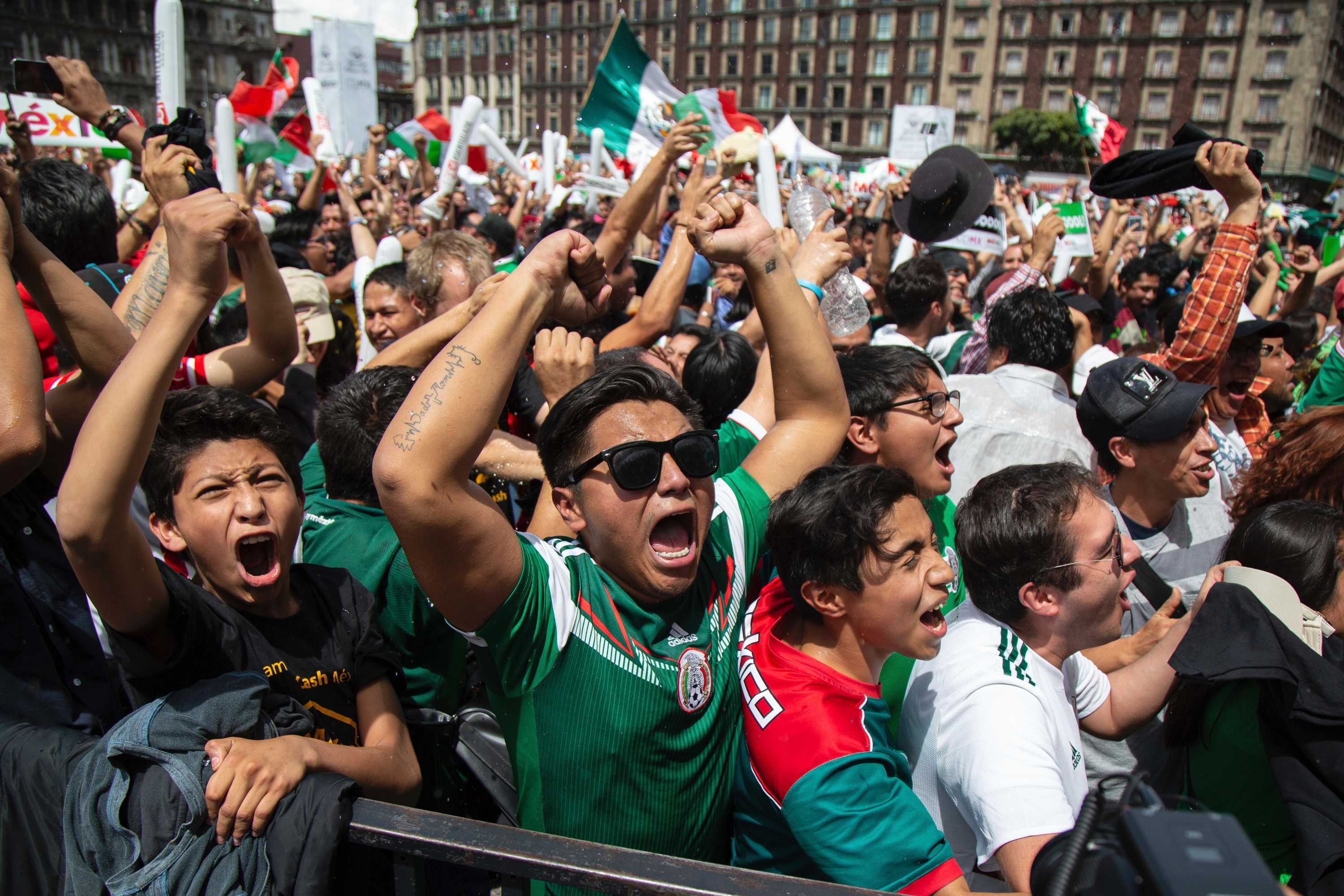 World Cup fans in Mexico City celebrating a goal 'set off earthquake ...