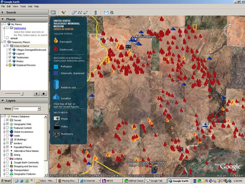 Google, museum launch Darfur awareness project - ABC News