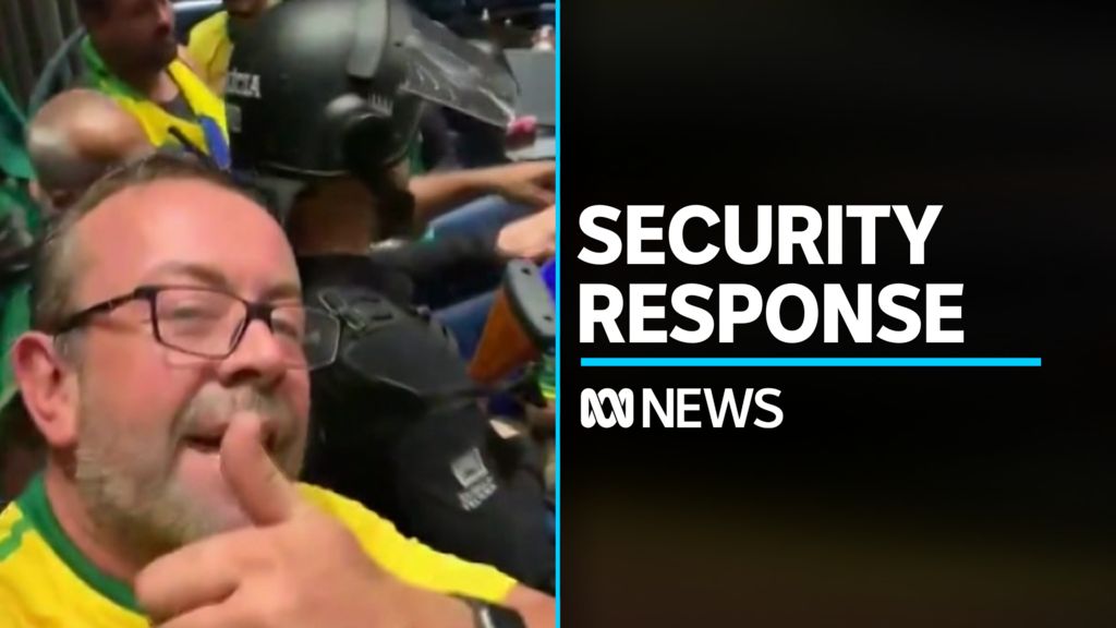 Footage emerges of security forces allegedly aiding Brazil rioters ...