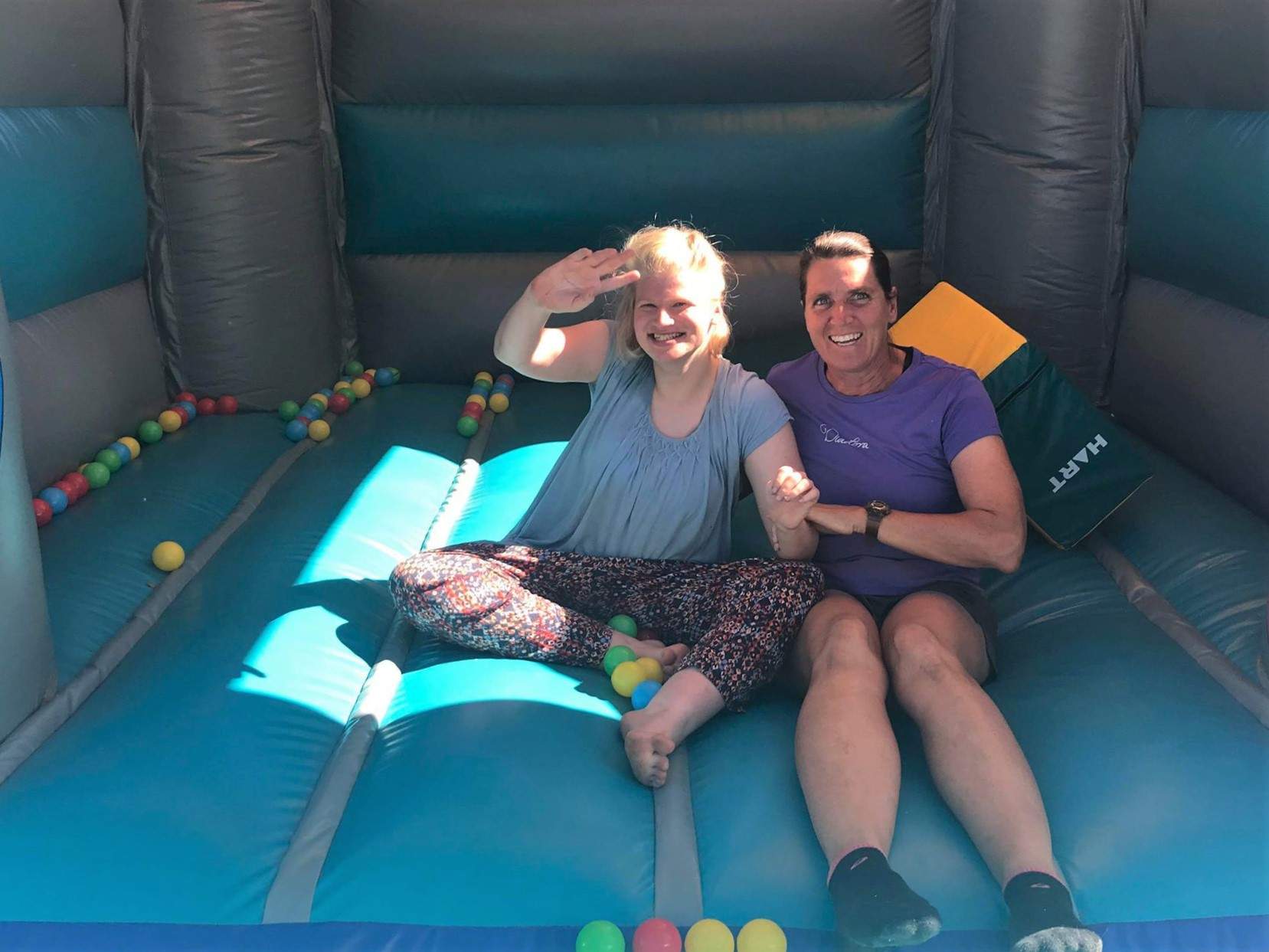Jumping castle provides much needed play for rural girl with Angelman ...