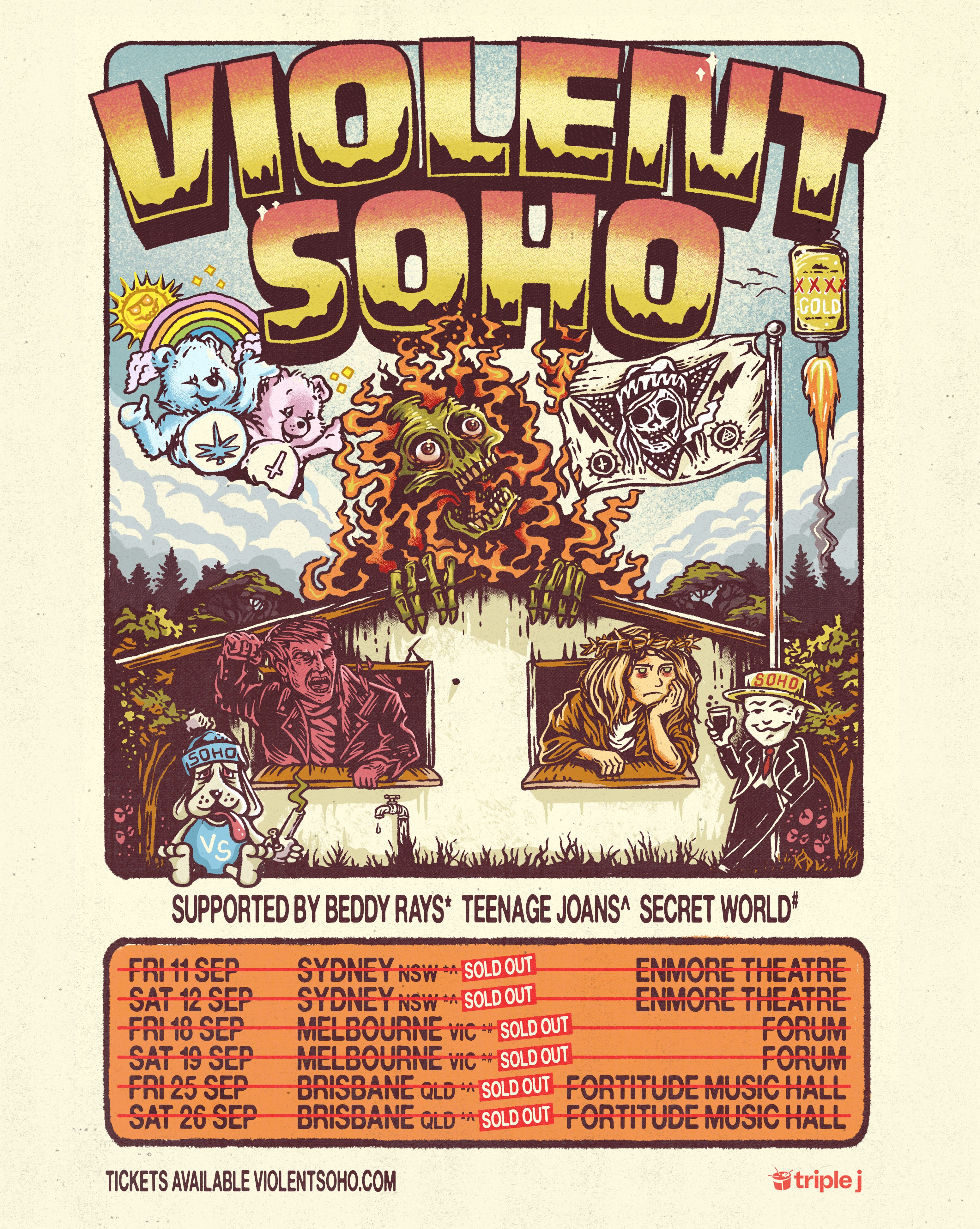 Violent Soho return with a headline tour after four year hiatus - triple j