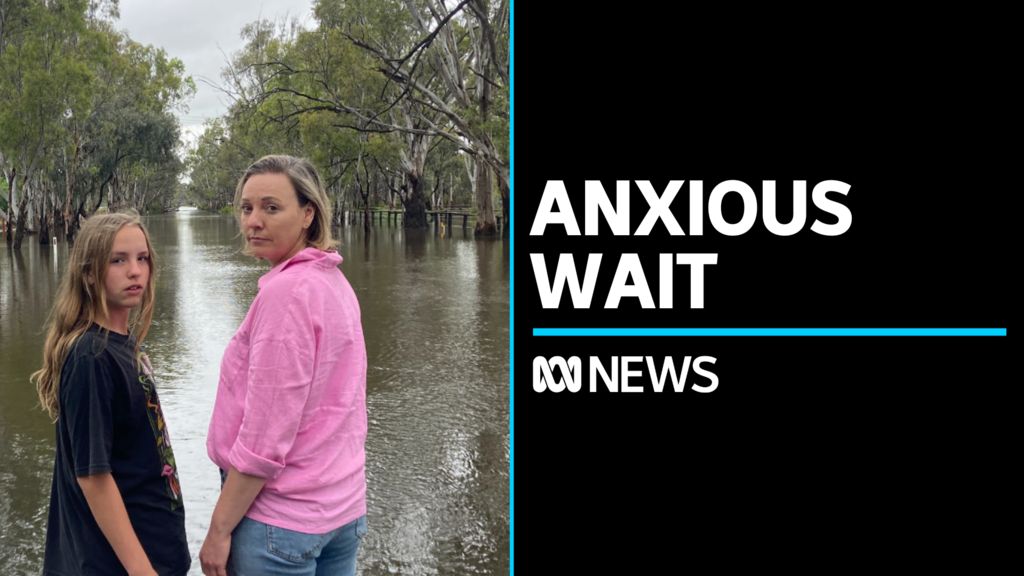 Moama residents anxiously wait for flood waters to recede - ABC News