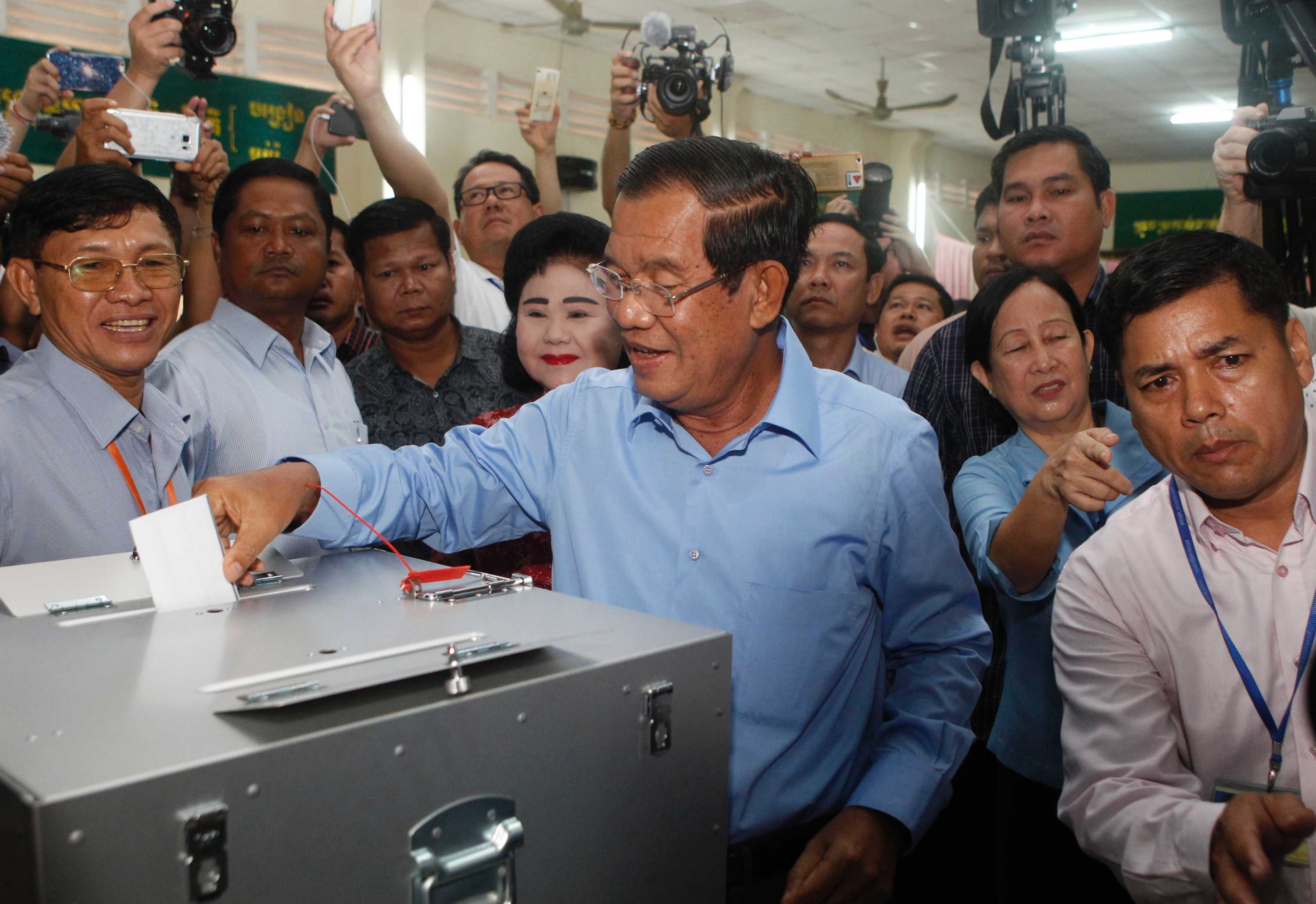 A "sham election" and a "meaningless victory": Hun Sen wins Cambodian ...