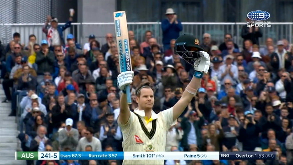 A double century from Steve Smith gave control to Australia - ABC News