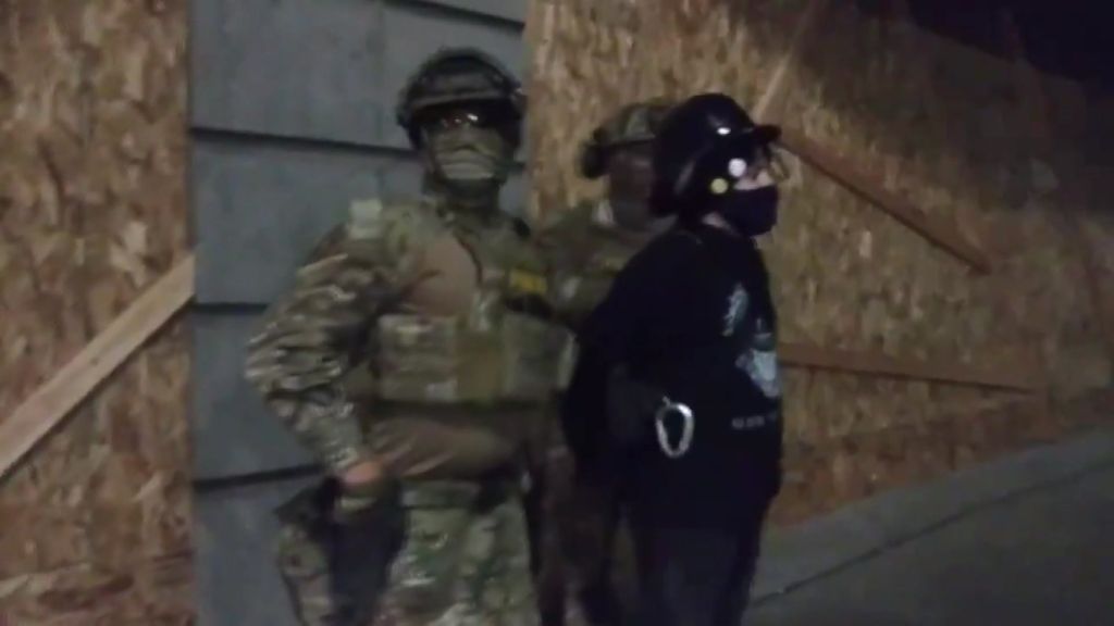 Federal agents arrest protester in Portland - ABC News