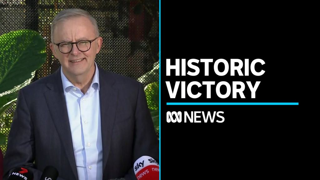 Albanese government celebrates historic by-election win - ABC News